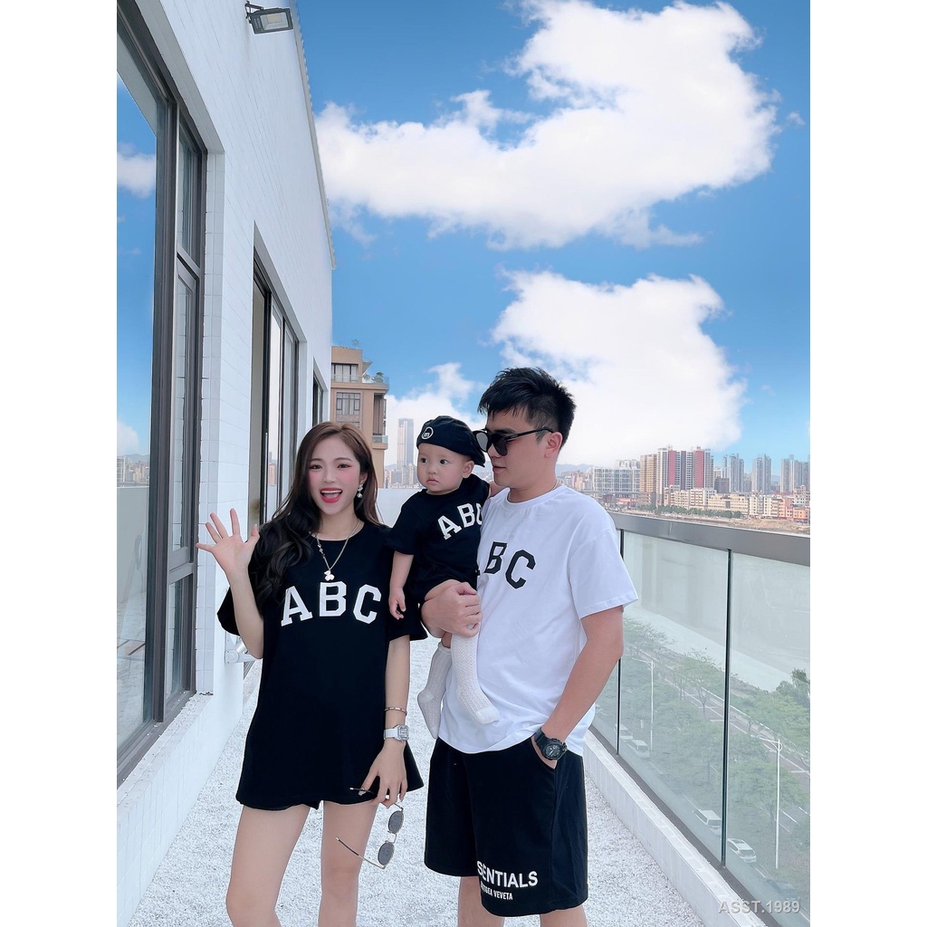 Jual baju couple keluarga ABC kaos kapelan kembaran sekeluarga unik ...