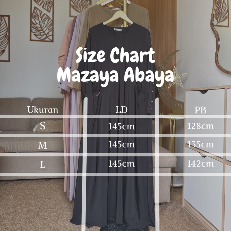 Jual Mazaya Abaya Batwing Abaya Kancing Abaya Polos Mewah | Shopee ...