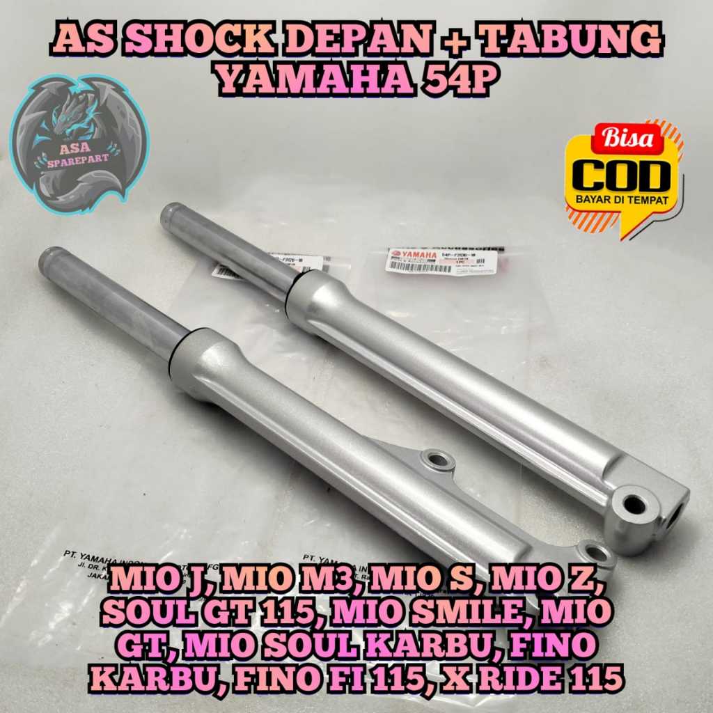 Jual AS SHOCK DEPAN + TABUNG 54P ASLI ORIGINAL MOTOR YAMAHA MIO J , MIO GT , MIO SOUL GT 115 ...
