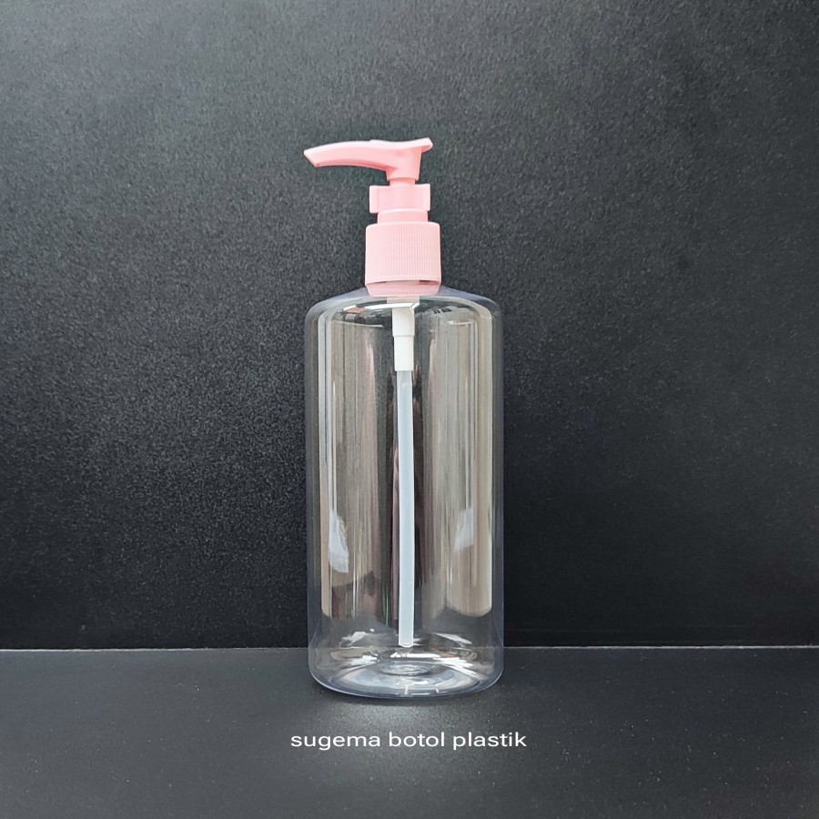 Jual Botol Sabun 500ml Pet Plastik Bening / Botol Pump 500 Ml Pump Clip Lock Plastik Tebal ...