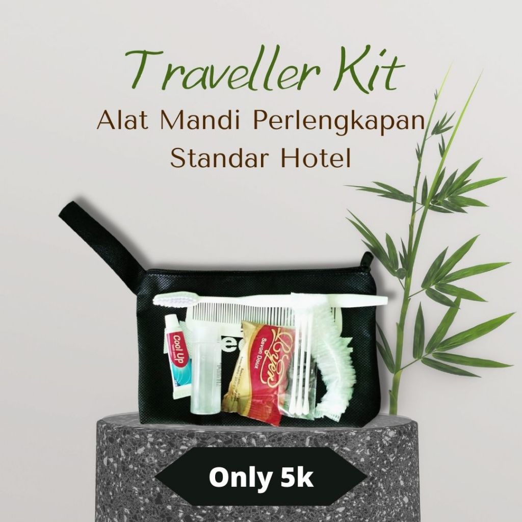Jual Traveller Kit Perlengkapan MCK Perjalanan Perlengkapan Travel ...