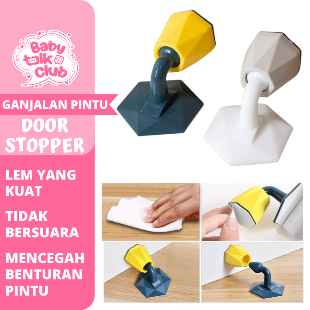 Jual Penahan Benturan Pintu Pengaman Dinding Bantalan Knob Door Stopper ...