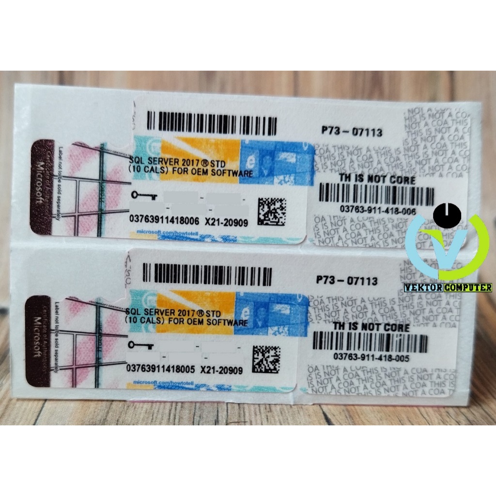 Jual SQL Server 2017 Standard 10 CALs with COA Original | Shopee Indonesia