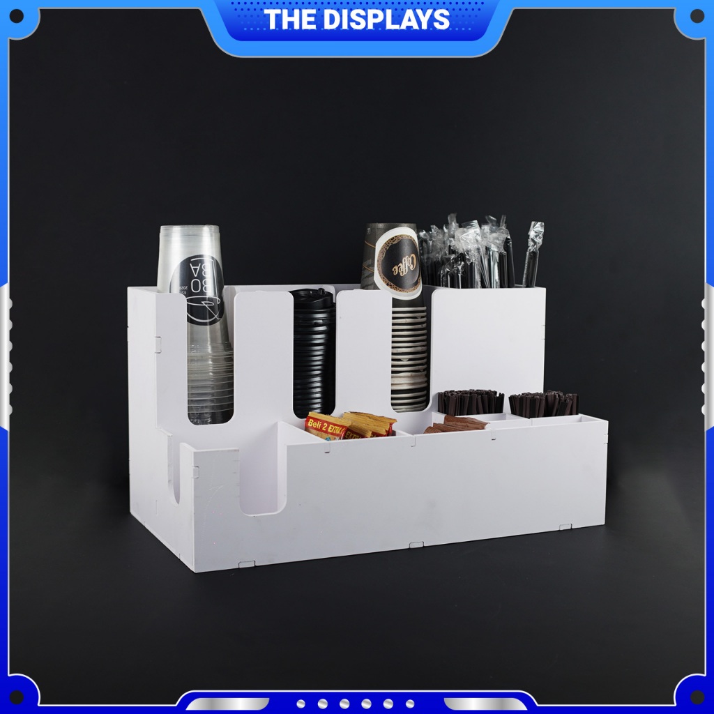 Jual Rak Paper Cup Sederhana Complete Model C bahan PVC Board | Shopee ...