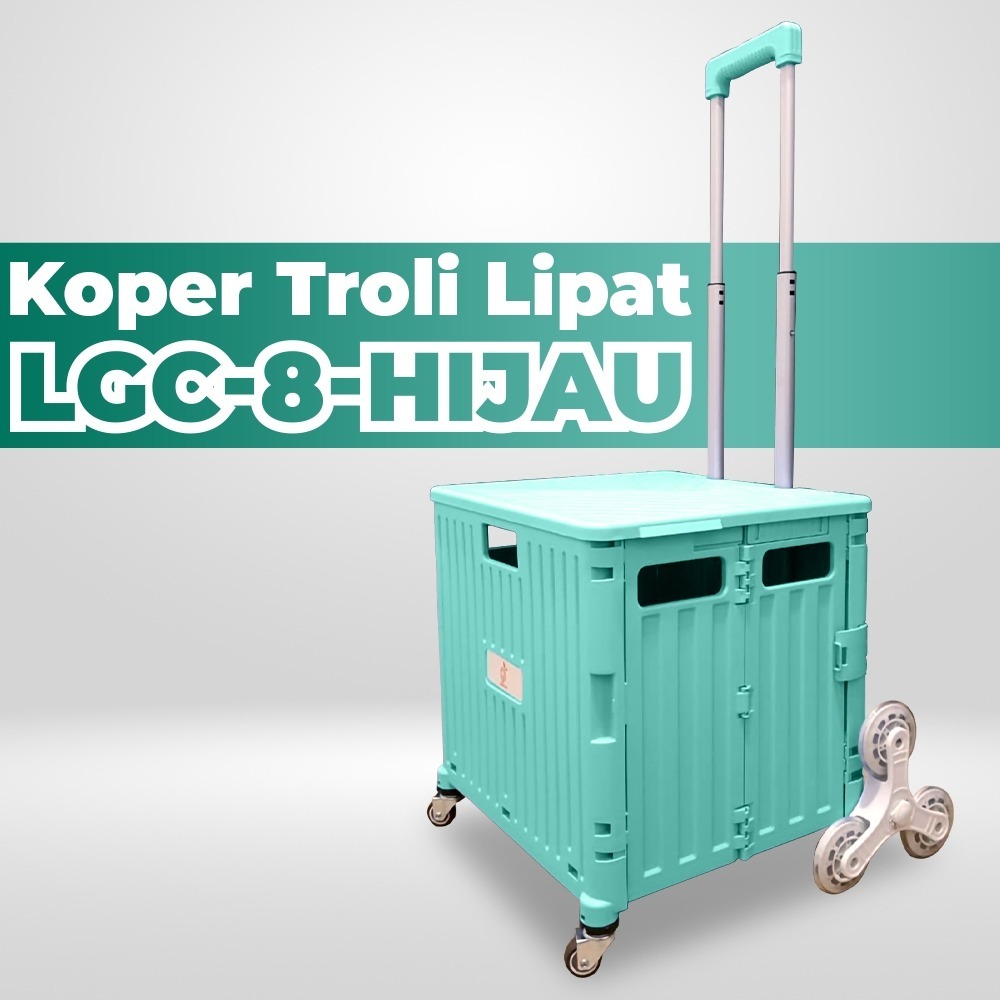 Jual PROMO Folded Shopping Trolley | Troli Belanja Portable - Troli ...