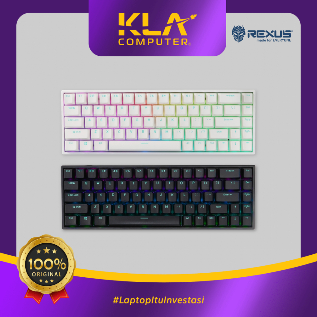 Jual Rexus Keyboard Gaming Mechanical DAIVA D68SF Max South Facing ...