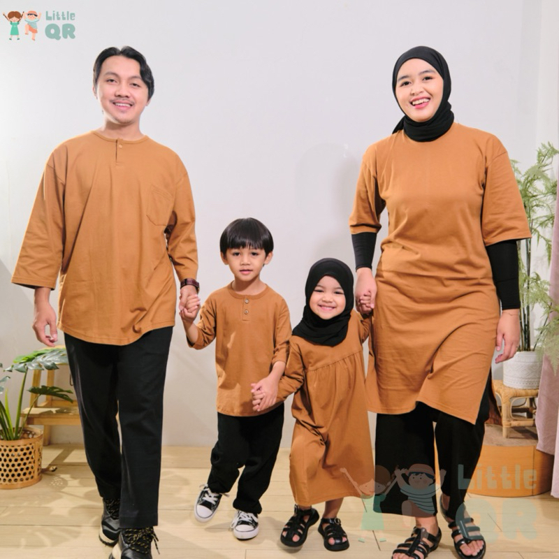 Jual Raya Series - Family Couple Raya Series Ayah Ibu Anak bahan Katun ...