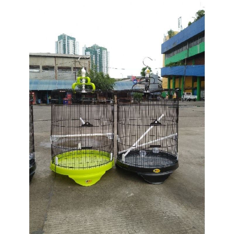Jual SANGKAR KANDANG MURAI BULAT BESI TEBOK PVC | Shopee Indonesia