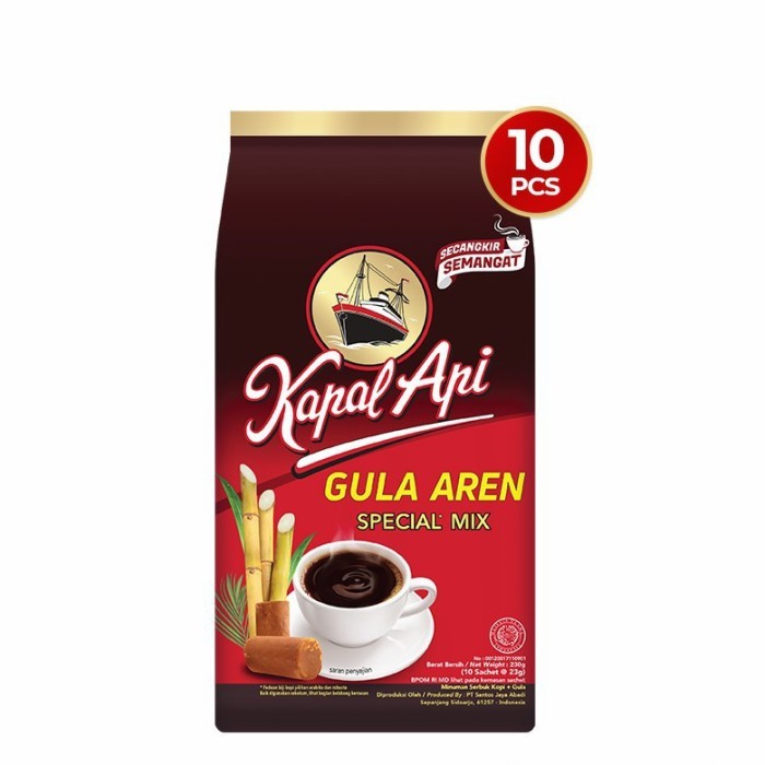Jual Kapal Api Kopi Gula Aren Special Mix 10 x 23 gram | Shopee Indonesia