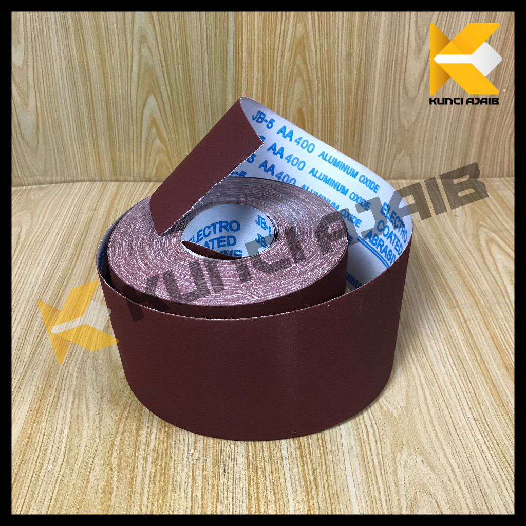 Jual Amplas Roll Grit 400 Per Meter - Kertas Hamplas Hampelas | Shopee ...