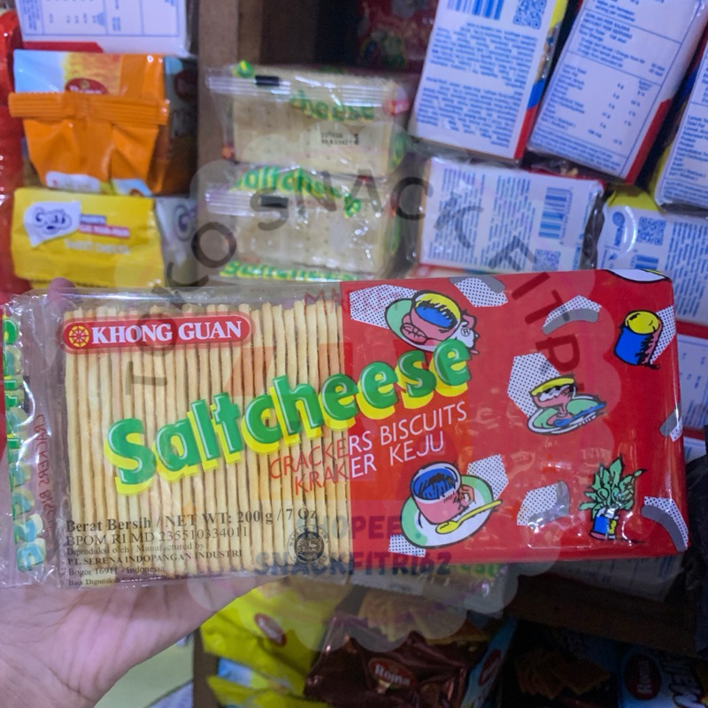 Jual KHONG GUAN SALTCHEESE 200 GRAM | Shopee Indonesia
