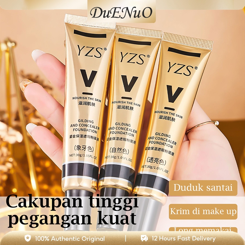 Jual DUENUO YZS Hydrating Concealer Foundation Alas Bedak Alas Bedak Ringan Perbaikan Wajah Krim ...