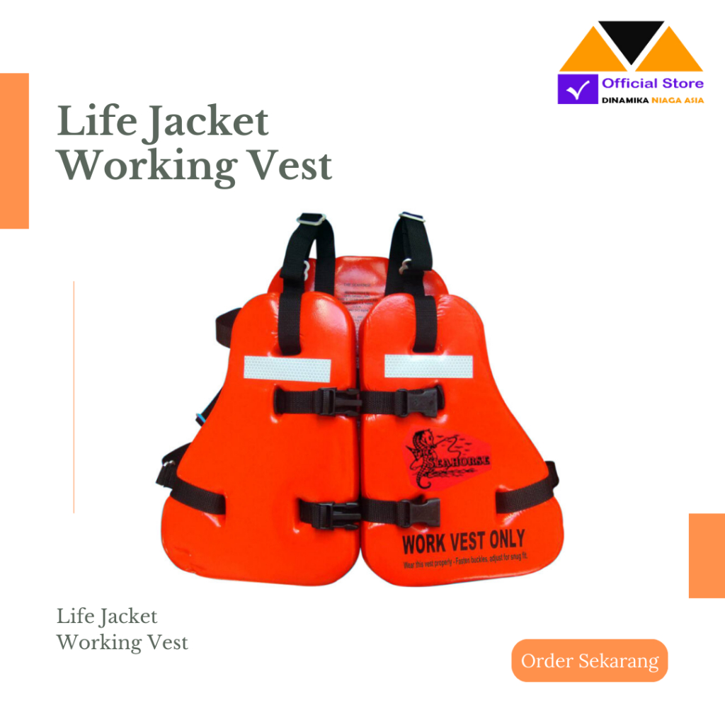 Jual Pelampung Keselamatan Life Jacket Work Vest untuk Keamanan ...