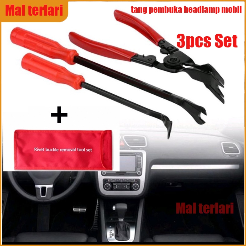 Jual 3pcs Set Tang Penarik Pelepas Paku Keling Rivet Panel Pintu Mobil ...