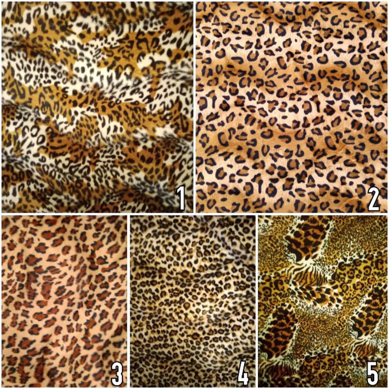 Jual ART I66A Kain Bulu Beludru Motif Bulu Hewan Bulu Macan Animalia ...