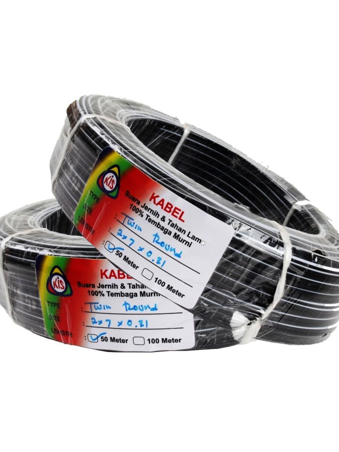 Jual Kabel awg kis 50 meter 2x7/0.31 TR Panjang 50 Meter Kabel Tweeter ...
