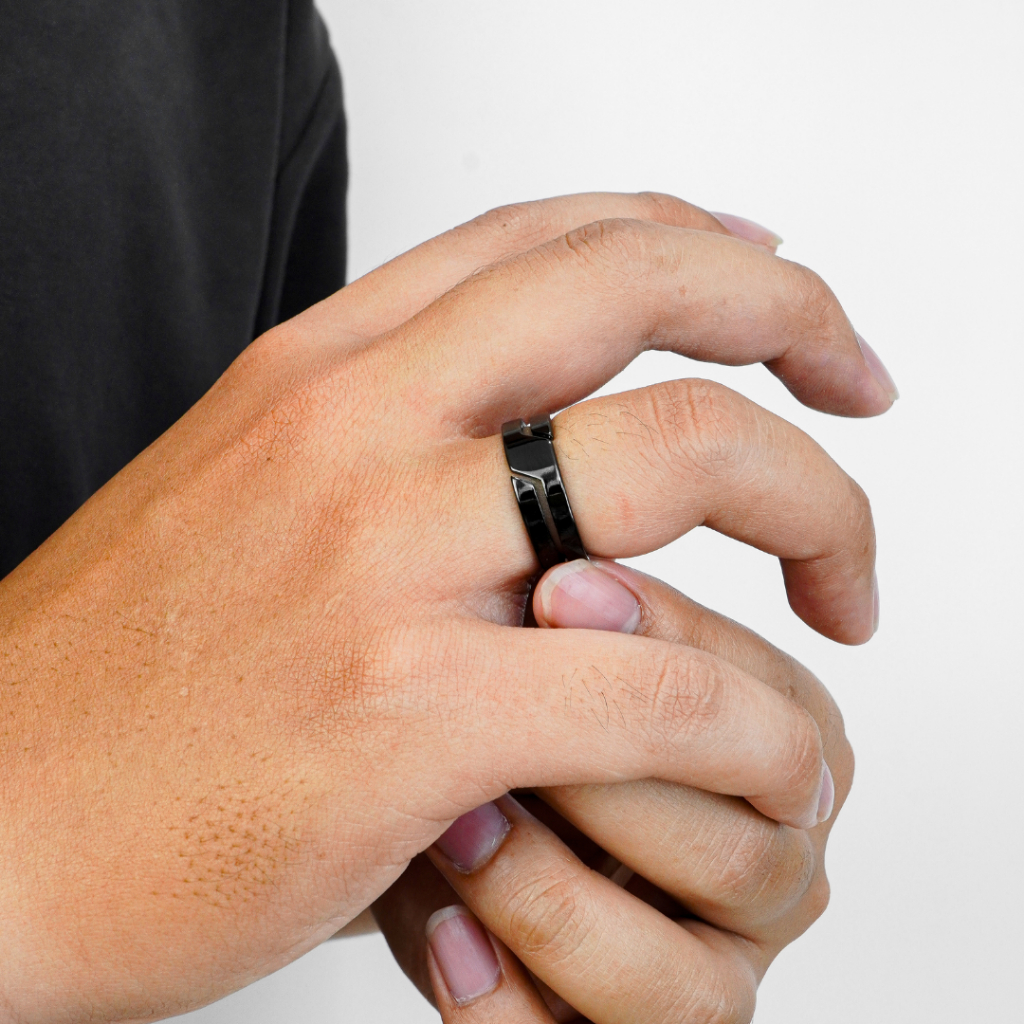 Jual PROJECT NINETYSEVEN - Meta Ring - Cincin Pria Wanita Anti Karat ...