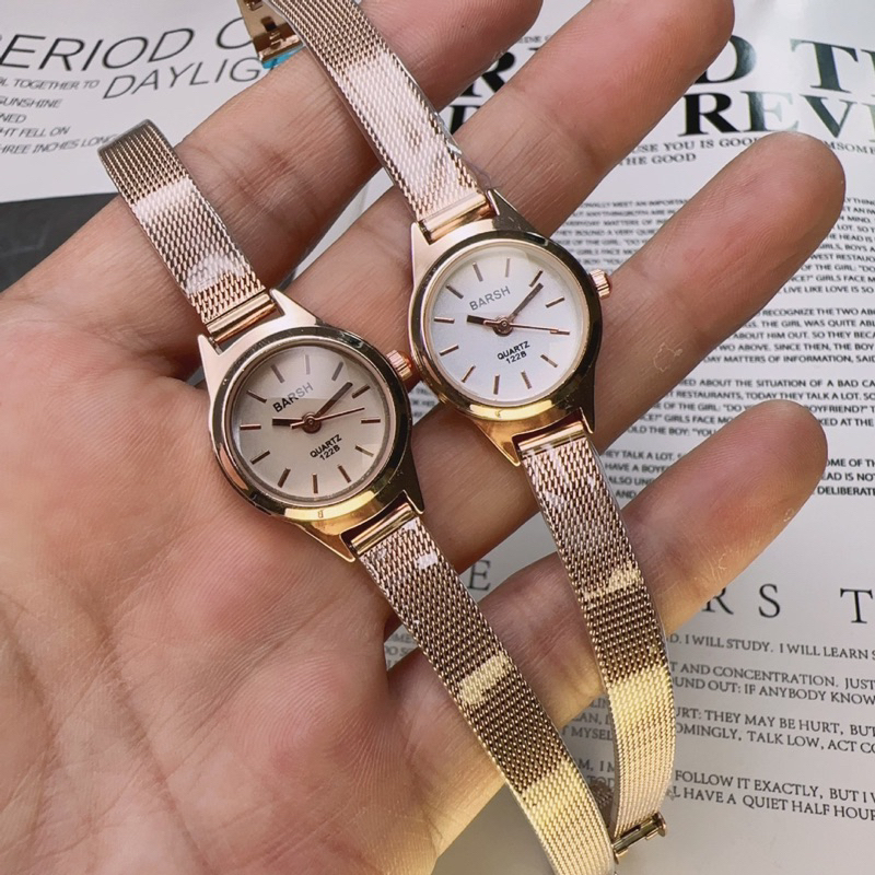 Jual Jam Tangan Wanita Barsh Rantai Mini Stainless Steel Jam Cewek ...