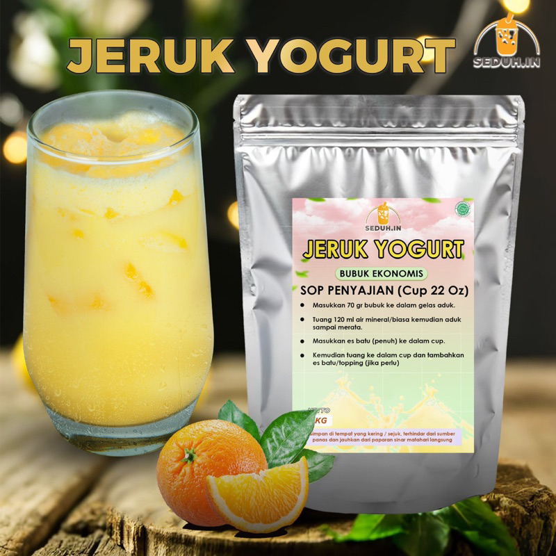 Jual JERUK YOGURT 1KG/ bubuk minuman premix premium | Shopee Indonesia