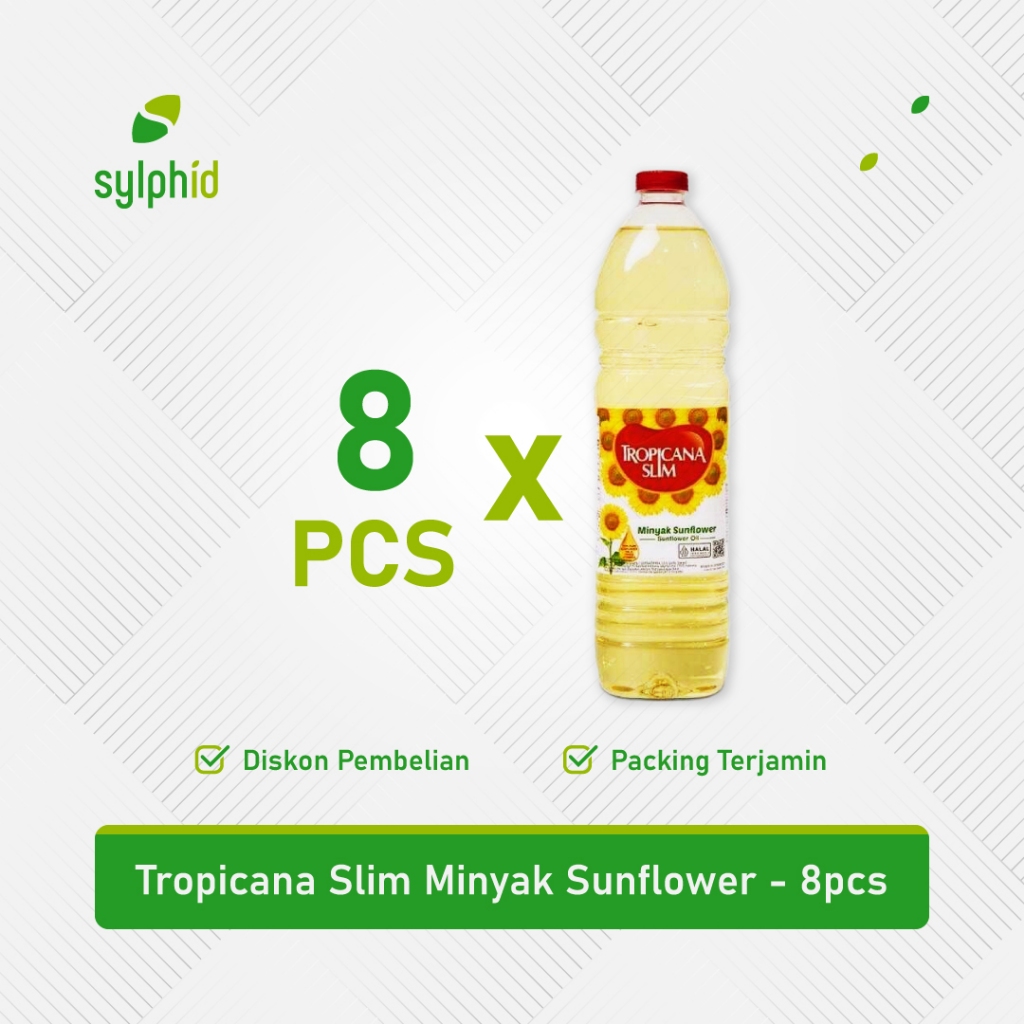 Jual Tropicana Slim Sunflower Oil 946 ml / Minyak Bunga Matahari (8 pcs ...
