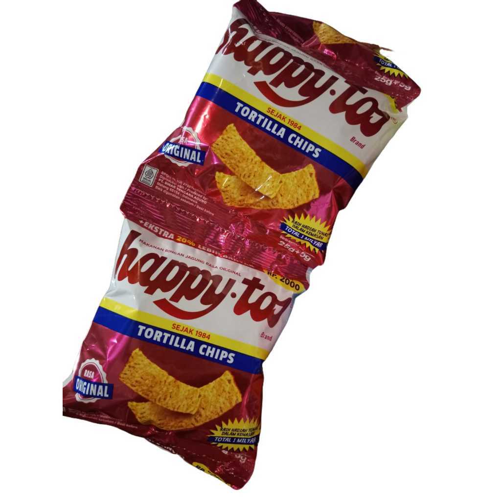 Jual Happy Tos Tortilla Chips Merah Mini Sachet 25gram | Shopee Indonesia