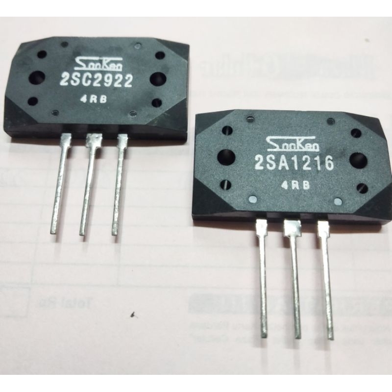 Jual TRANSISTOR FINAL SANKEN 4RB 2SA1216 2SC2922 SATU SET | Shopee Indonesia