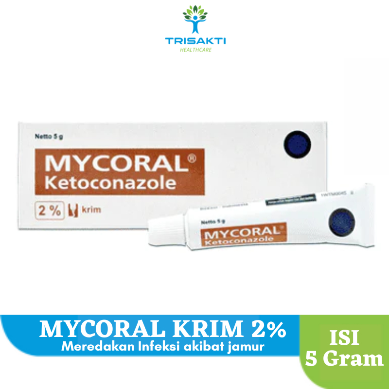 Jual Mycoral 2% Salep Jamur 5gr - Cream untuk Mengatasi Infeksi Jamur ...