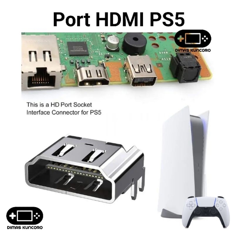 Jual Port HDMI PS5 slot replacement ps playstation 5 console konsol ...