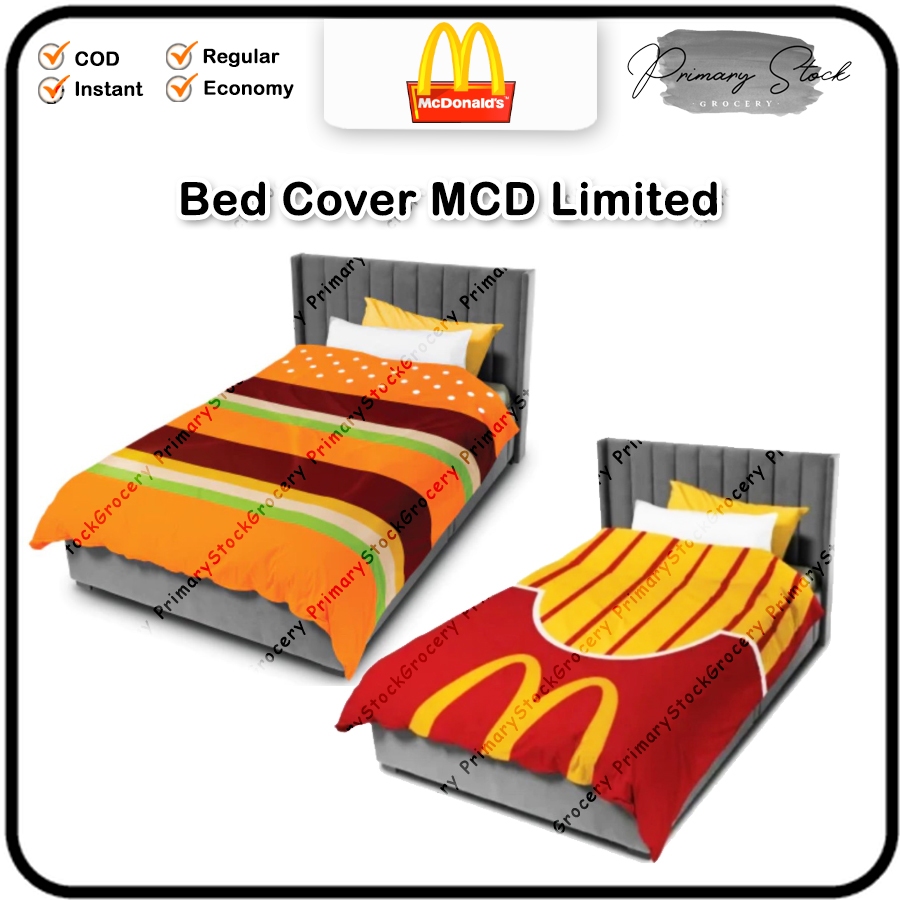 Jual Bedcover MCD Bed Cover Mcdonald Merchandise Selimut Mcdonalds Set ...