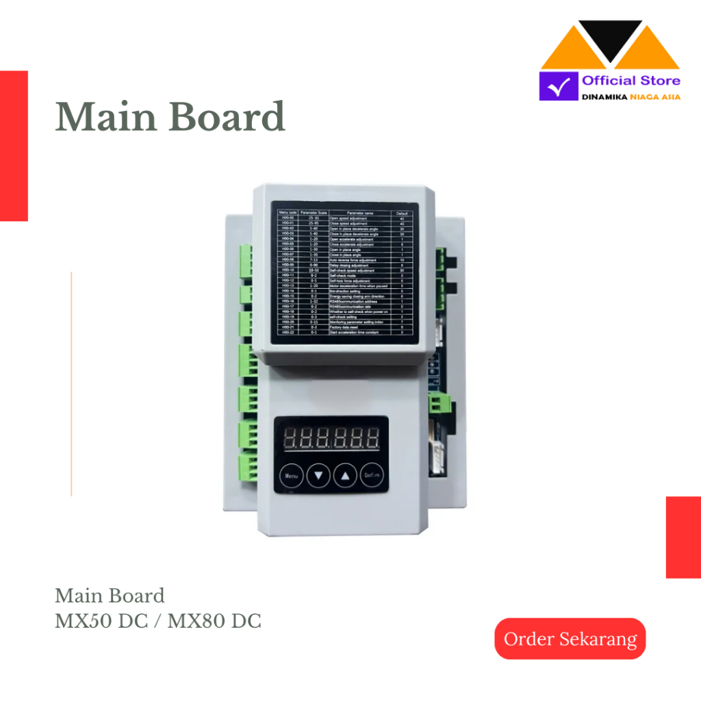 Jual Mainboard Seri Mx50 Mx80 Dc Barrier Gate Controller Board 