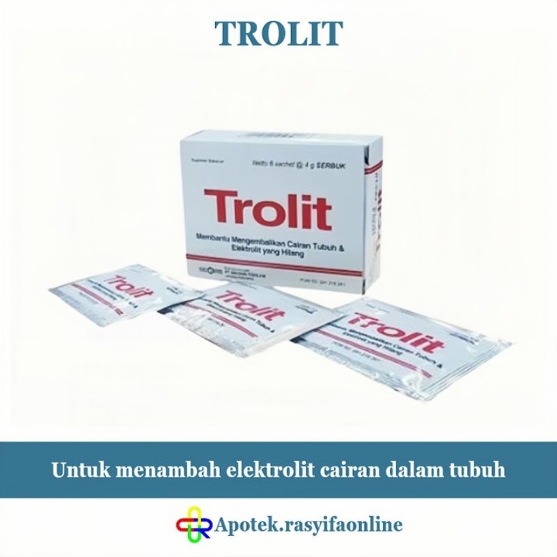 Jual Trolit - Penambah elektrolit cairan tubuh sachet | Shopee Indonesia