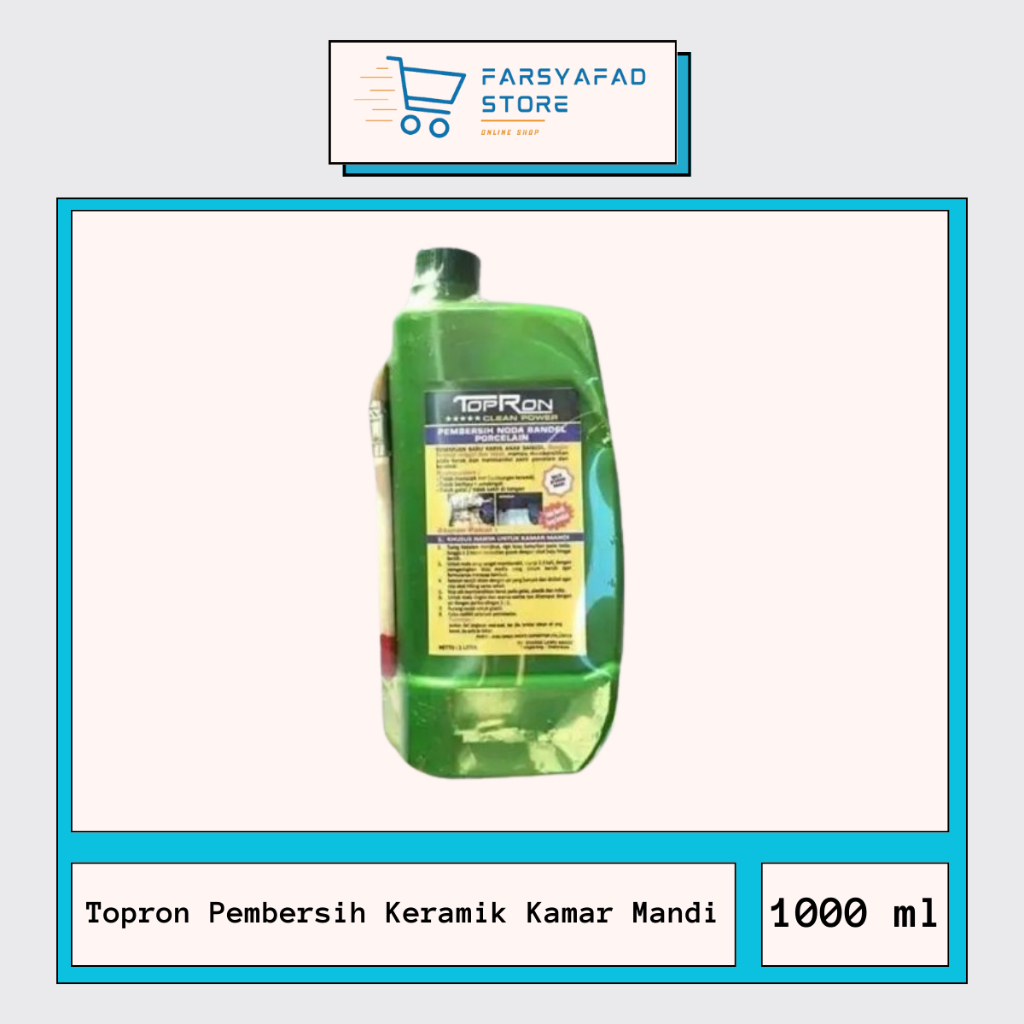 Jual Topron Clean Power Pembersih Kerak Lantai Kamar Mandi Cair Ukuran ...
