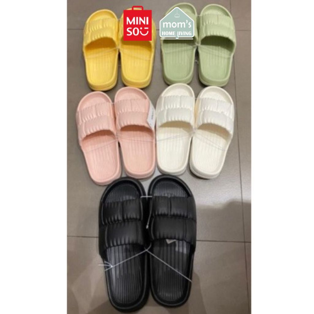 Jual MINISO Sandal Wanita Terbaru Sendal Petal Slippers Kekinian Dan ...
