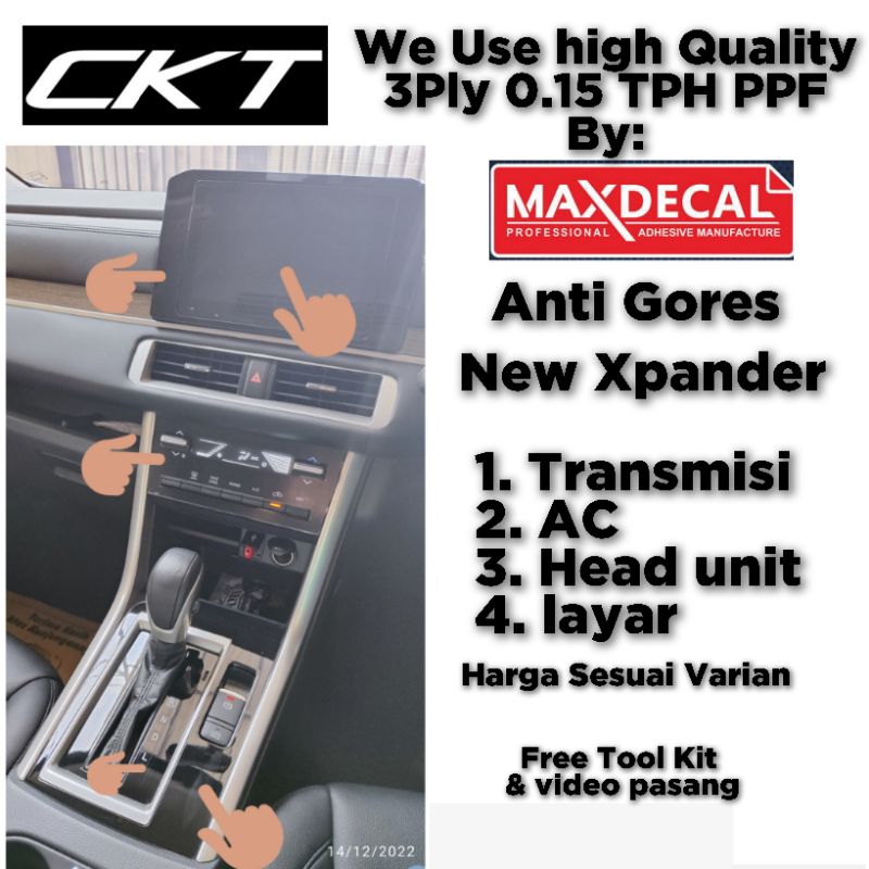 Jual Sticker VPF mitsubishi New Xpander cross ultimate Bening ...