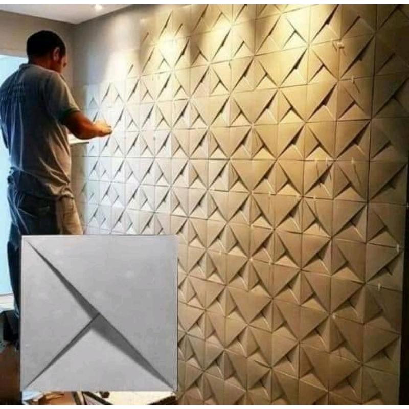 Jual bata tempel wall panel, wall panel ,roster tempel | Shopee Indonesia