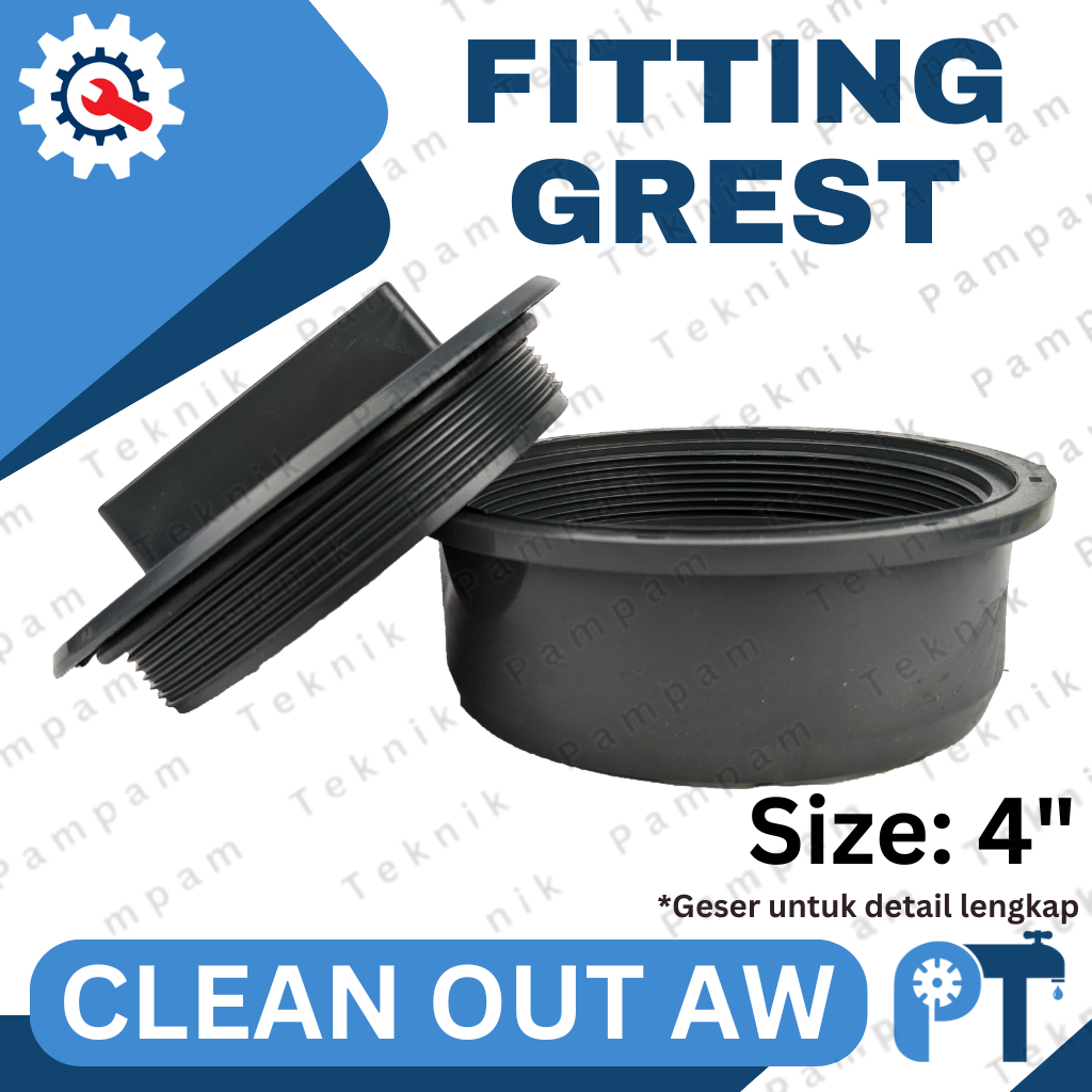 Jual Clean Out 4 inch AW Grest - Tutup septic tank 4" Cleanout 4in - CO ...