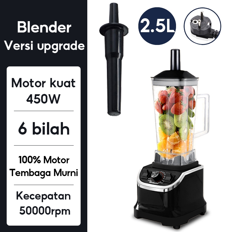 Jual TIXX Blender Multifungsi 2.5L 450W 2 in 1 6 Pisau chopper Juicer ...