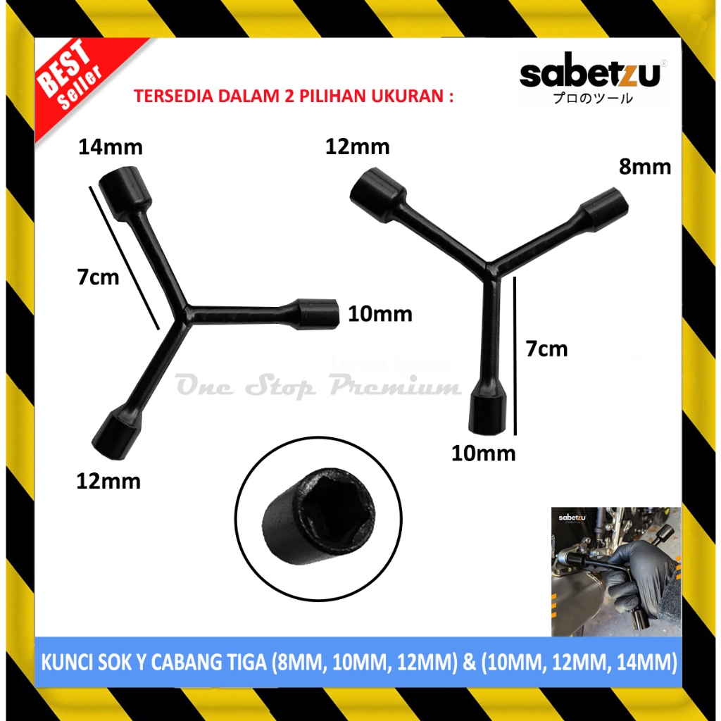 Jual KUNCI KONCI RING PAS SOK SHOCK SOCKET SOKET SOCK MODEL LETER Y T TRIANGLE WRENCH PENDEK ...
