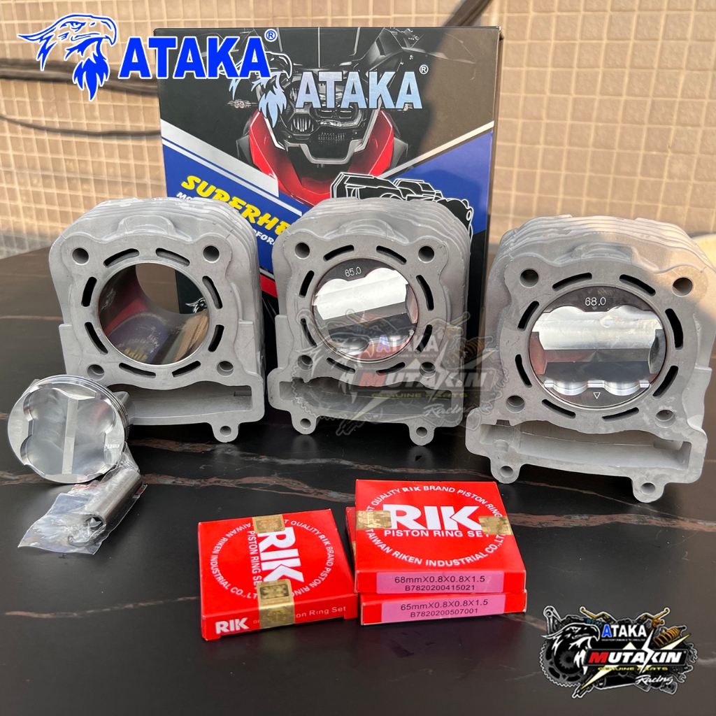 Jual ATAKA RACING BLOK CERAMIC MX OLD MX NEW VIXION MX KING 63mm 65mm ...