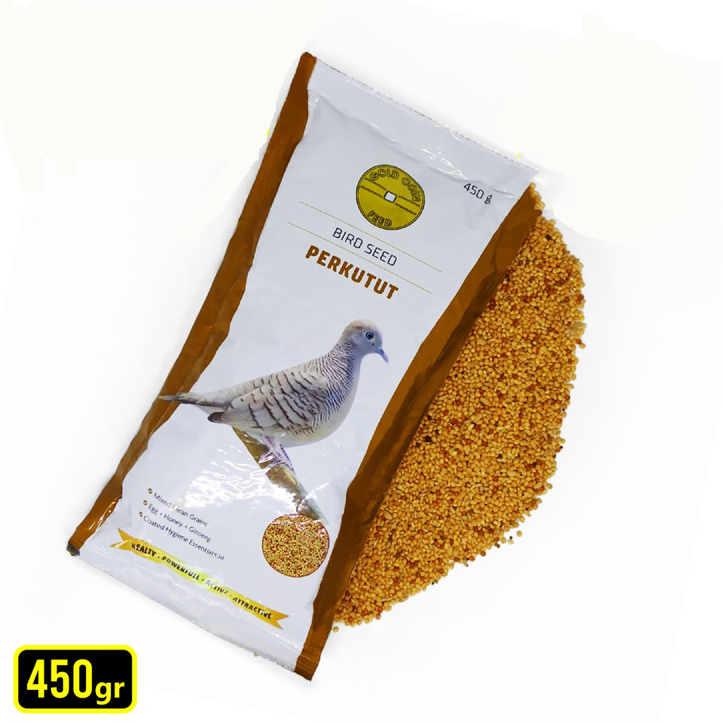 Jual Pakan Makanan Burung GOLD COIN Perkutut 450gr 450 gr Goldcoin ...