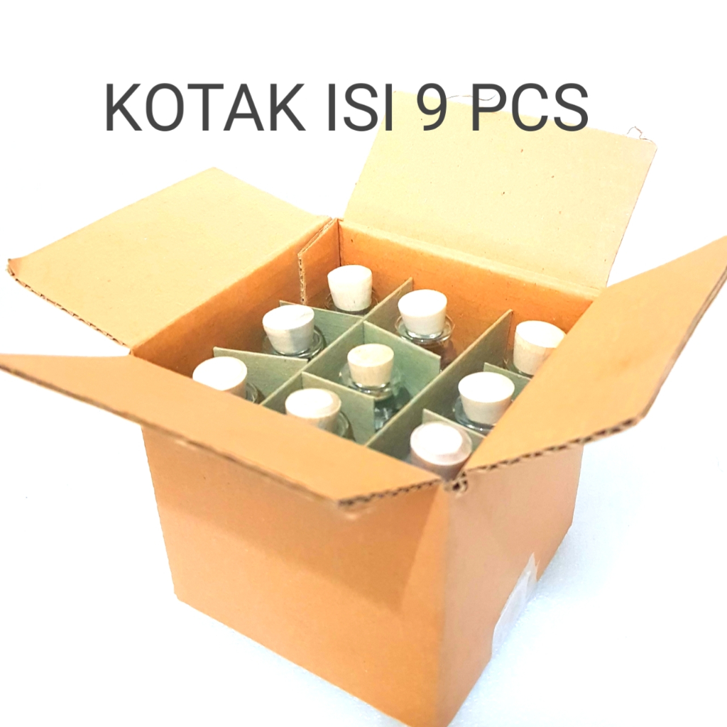 Jual 20 / 30 ML vial tutup karet Botol Vial 20ml / Botol Kaca Tutup ...