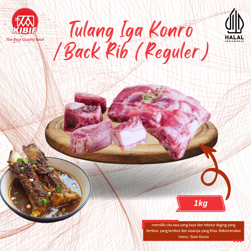 Jual Tulang Iga Konro / Back Rib 1kg | Shopee Indonesia