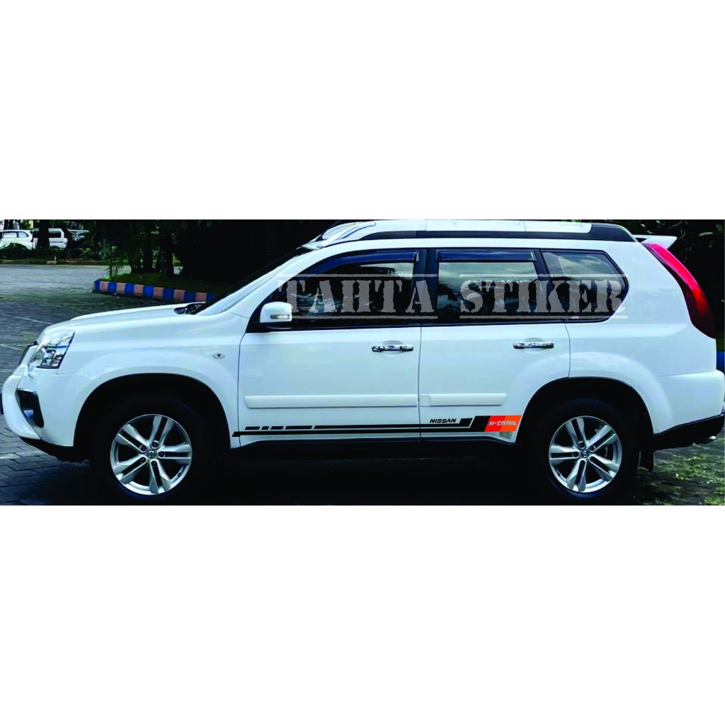 Jual sticker xtrail stiker x-trail list body stiker mobil nissan xtrail ...