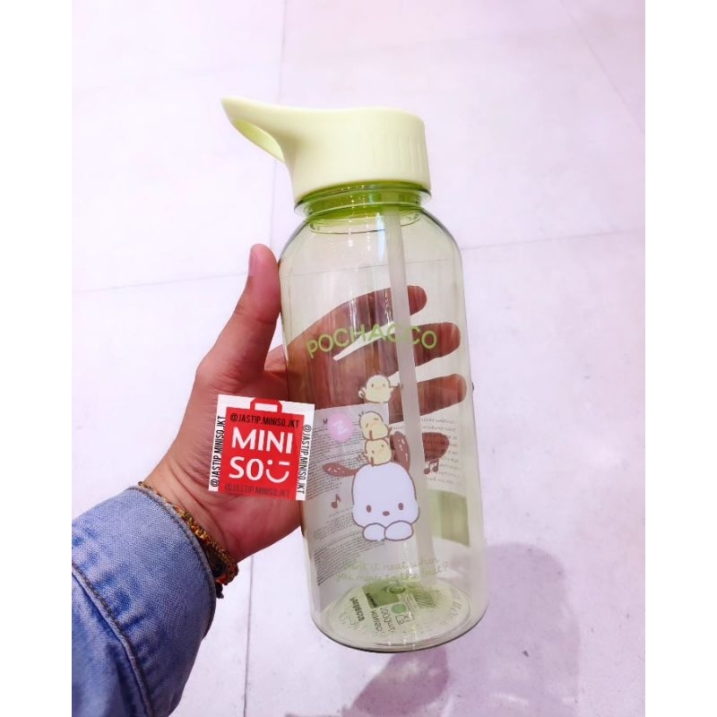 Jual MINISO x SANRIO 🆕 Botol Minum Sports Sedotan HELLO KITTY / MY ...