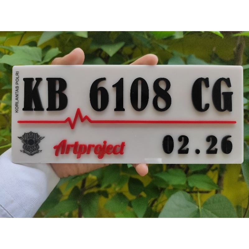 Jual PLAT NOMOR MOTOR AKRILIK TIMBUL CUSTOM PLAT NOMOR VARIASI PLAT ...