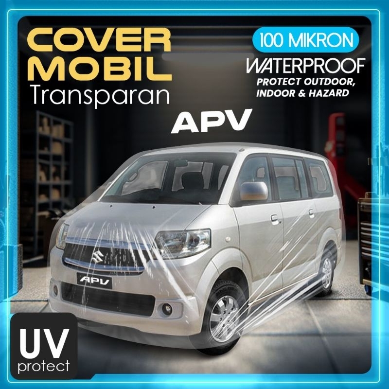 Jual COVER MOBIL TRANSPARAN 100MIKRON APV WATERPROOF OUTDOOR INDOOR ...
