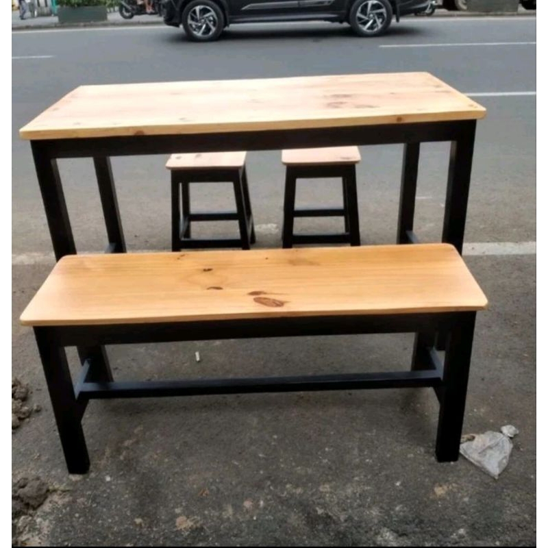 Jual meja makan meja cafe resto kursi mix | Shopee Indonesia