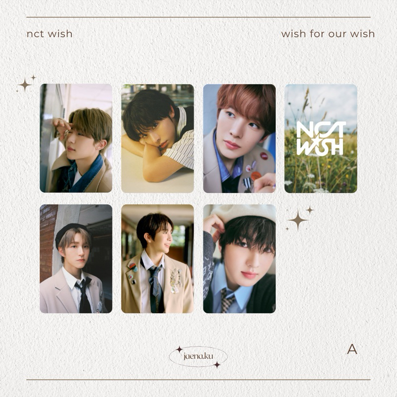 Jual [NCT WISH] PHOTOCARD OUR WISH SION RIKU YUSHI JAEHEE RYO SAKUYA | Shopee Indonesia