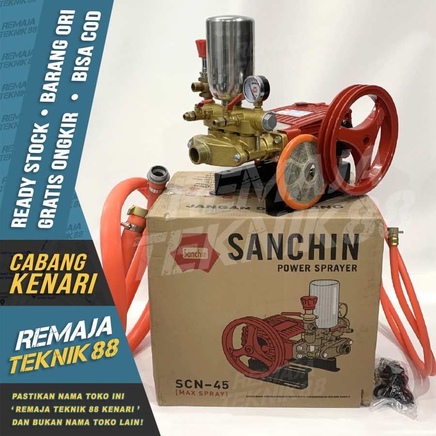Jual MESIN CUCI STEAM BENSIN ENGINE POWER JET SPRAYER SANCHIN SCN 45 | Shopee Indonesia