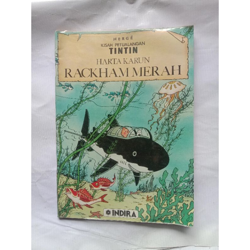 Jual Kisah Petualangan TinTin harta Karun Rachkam Merah | Shopee Indonesia